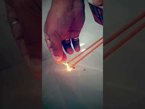 How to safetly light a incense stick (Agarbatti) ๐ฅ๐ฅ๐ฅ.