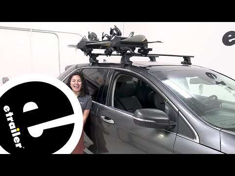 etrailer | Setting up the Inno Gravity Ski and Snowboard Carrier on a 2020 Ford Edge