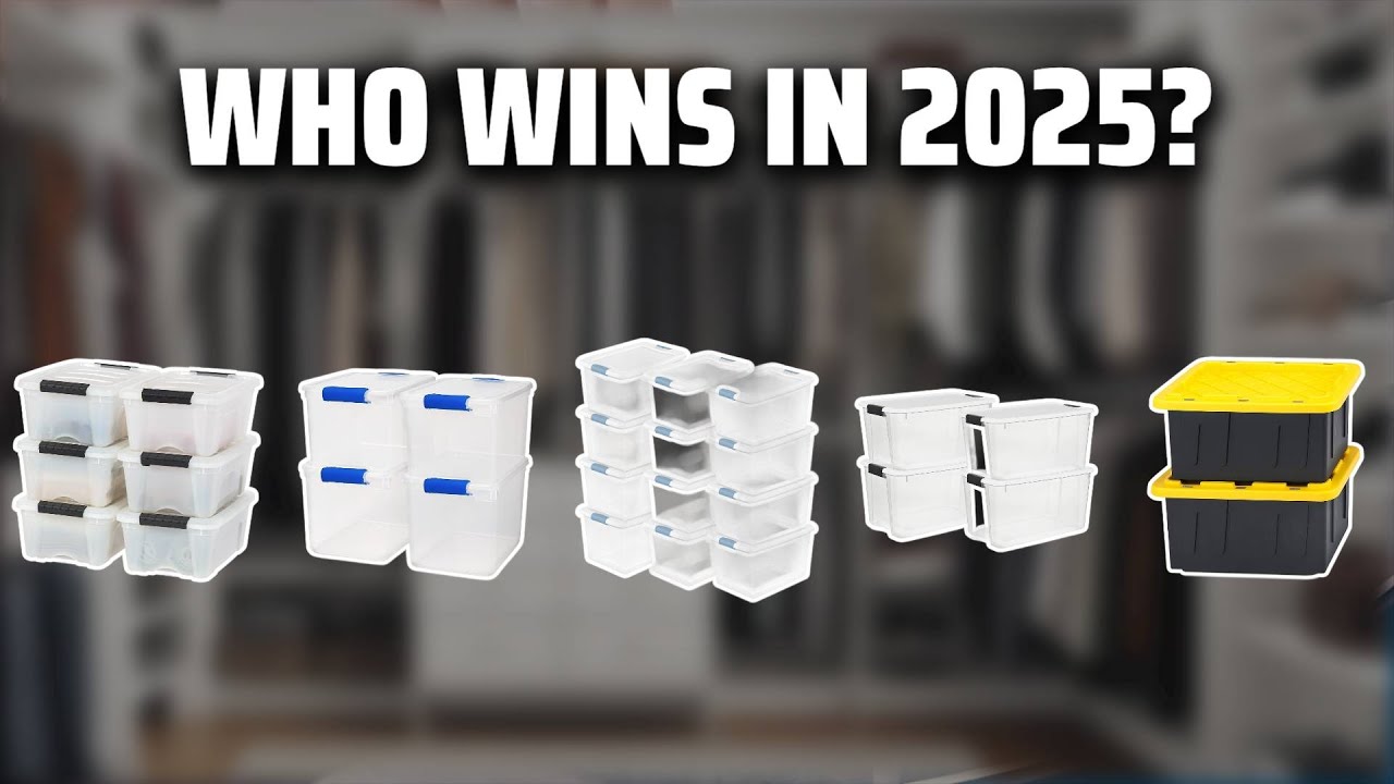 The Top 5 Best Storage Bins in 2025 - Must Watch Before Buying!