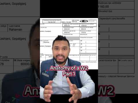 The infamous W2, the full Anatomy Part 1 #w2 #taxes #taxrefund #taxreturn #taxfiling #cpa
