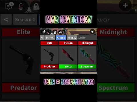 Mm2 Roblox Inventory ! :: #roblox #mm2