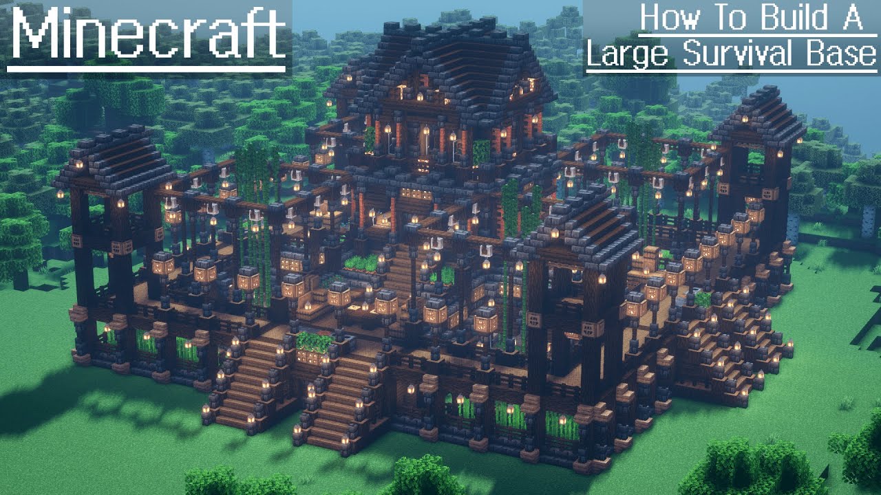 Minecraft | How To Build a Large Survival Base