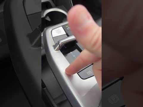 BMW's new electronic shifter looks different...