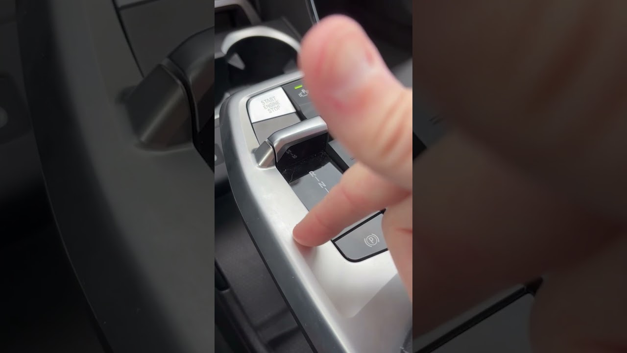 BMW's new electronic shifter looks different...