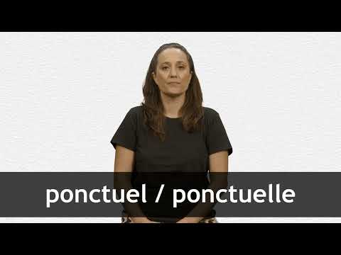 English Translation of “PONCTUEL” | Collins French-English Dictionary