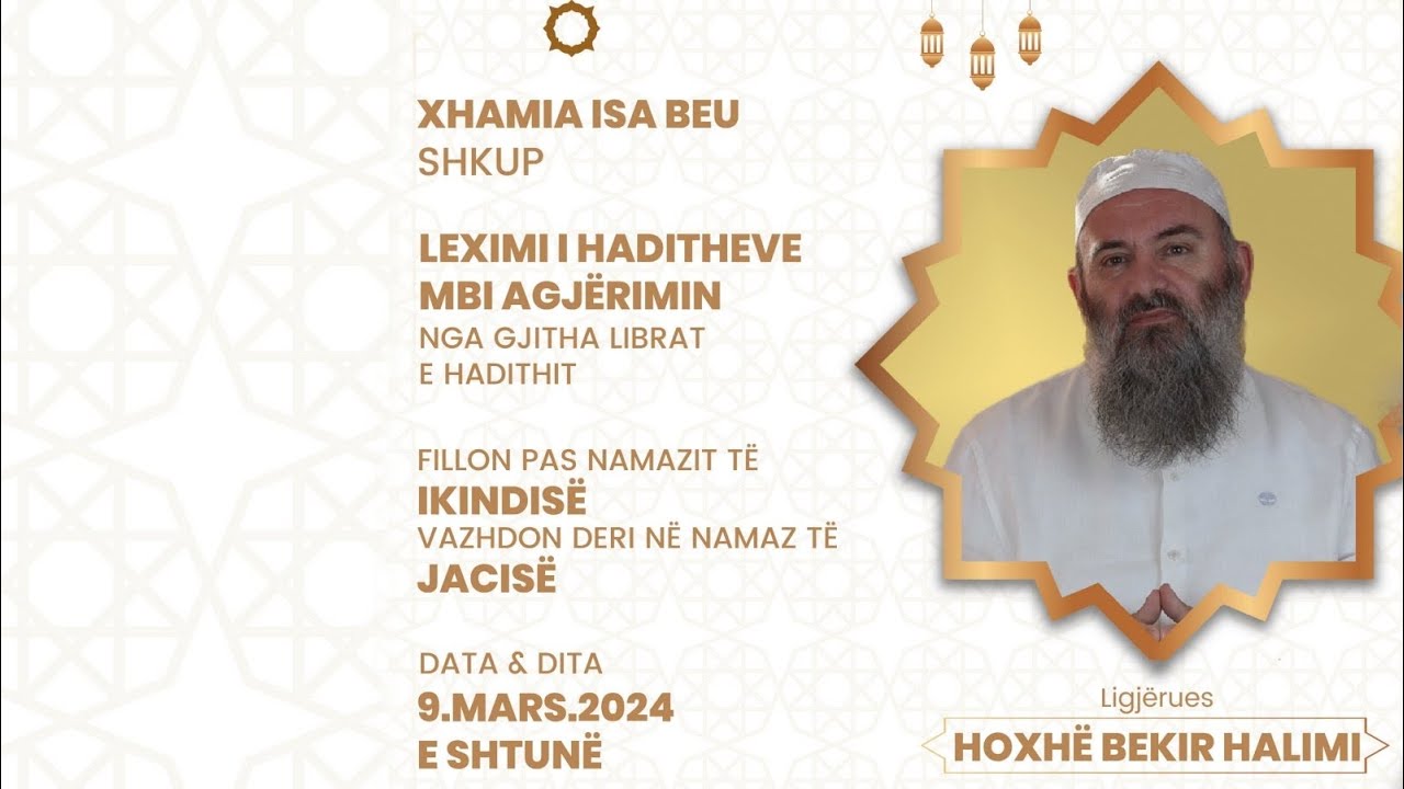 Mexhlis Hadithi – 100 Hadithe mbi Agjërimin – Hoxhë Bekir Halimi | KOHA ...