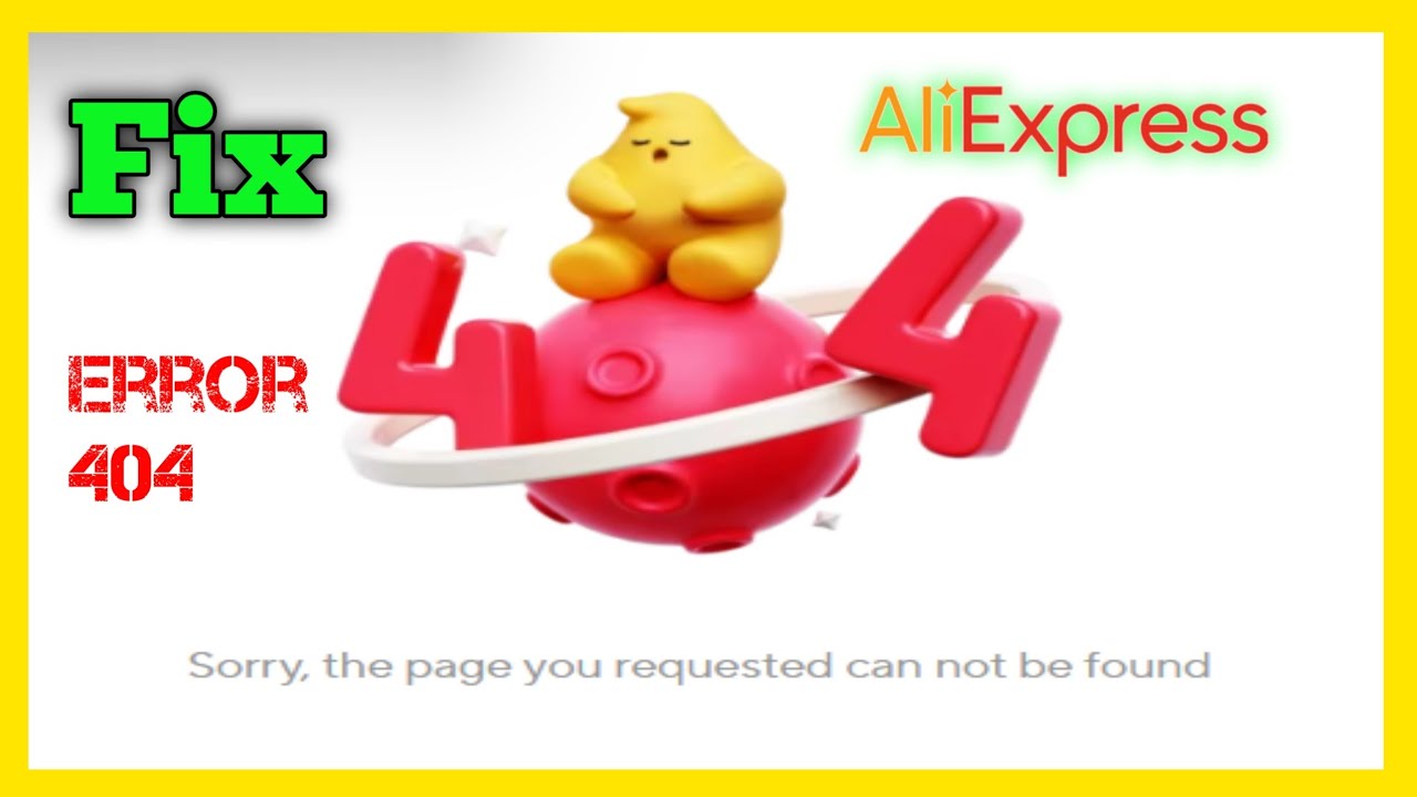 Fix aliexpress App login failed problem | error 404 Sorry the page you requested can not be found