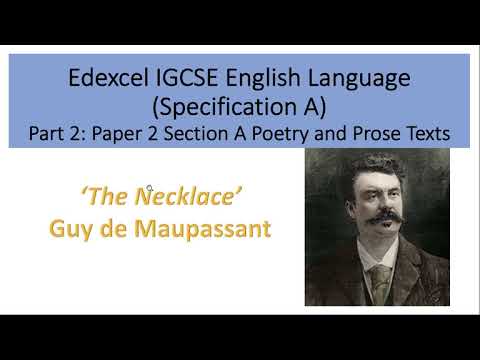 Analysis of 'The Necklace' by Guy de Maupassant