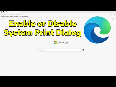 How To Enable or Disable Use System Print Dialog in Microsoft Edge