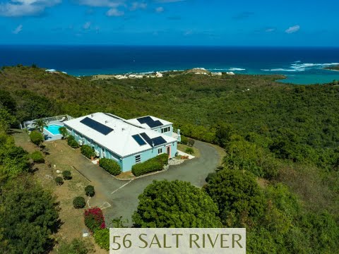 Tesla Solar Home Pool Views Gated Garage Workshop Chris Hanley Real Estate St. Croix Hilltop Beach