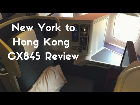 15 HOURS Flying BUSINESS Class from New York to Hong Kong!