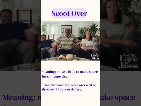 💥IDIOMS: "Scoot Over" Meaning 🔥Improve Your English ✅English Vocabulary #idioms #phrases #english