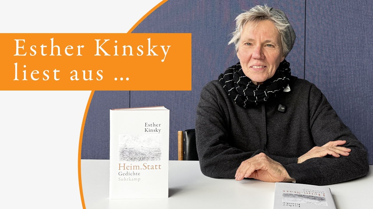Esther Kinsky liest aus Heim.Statt. Video auf suhrkamp.de