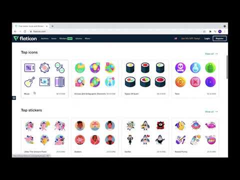 Options for downloading free icons for powerpoint I Not able to download icons from FLATICON