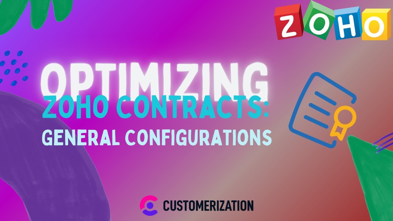 Optimizing Zoho Contracts: General Configurations