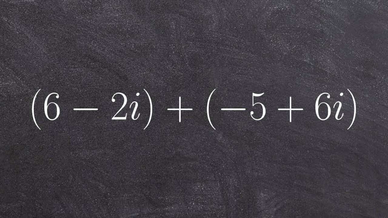 Pre-Calculus - Learn the basic operations of complex numbers