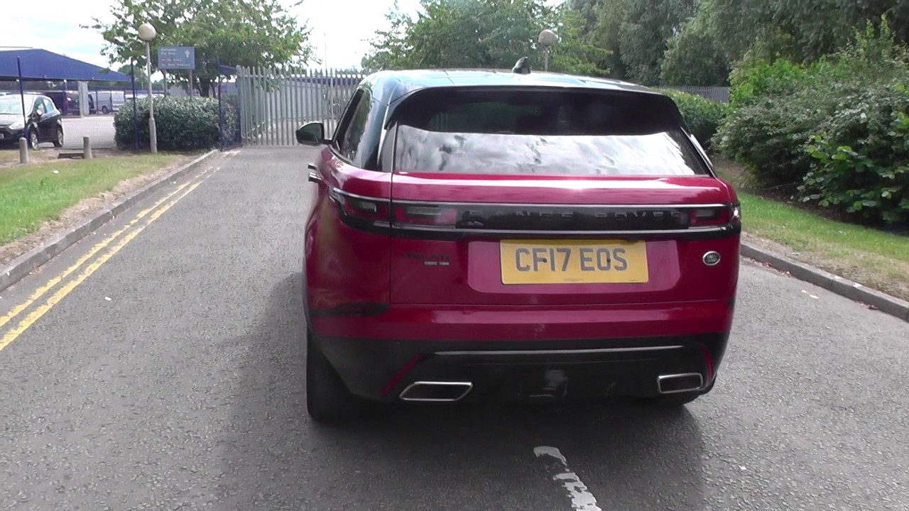 The Red SUV You Want: Range Rover Velar R-Dynamic HSE Black Pack ...