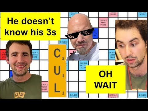 Scrabble expert forgot his 3s... or is he a genius?