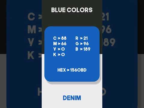 Blue Colors | CMYK Codes | RGB Codes | HEX Codes #colors #pantonecolor #blue #bluecolor