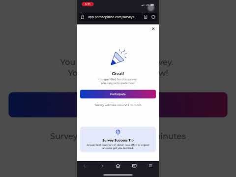 How to create prime opinion survey account