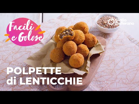 POLPETTE di LENTICCHIE: l'ANTIPASTO PERFETTO????✨????