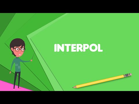What is Interpol? Explain Interpol, Define Interpol, Meaning of Interpol
