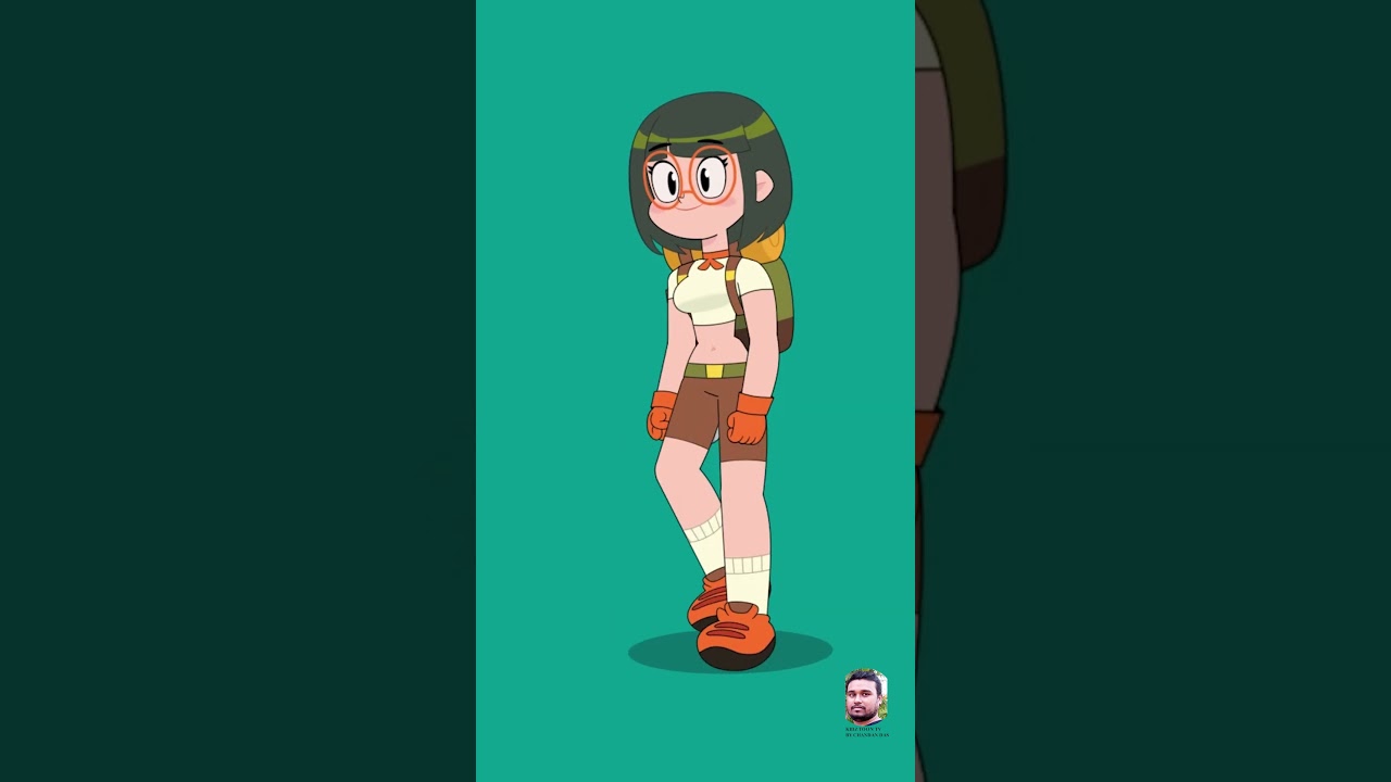 Walk cycle animation || youtube shorts