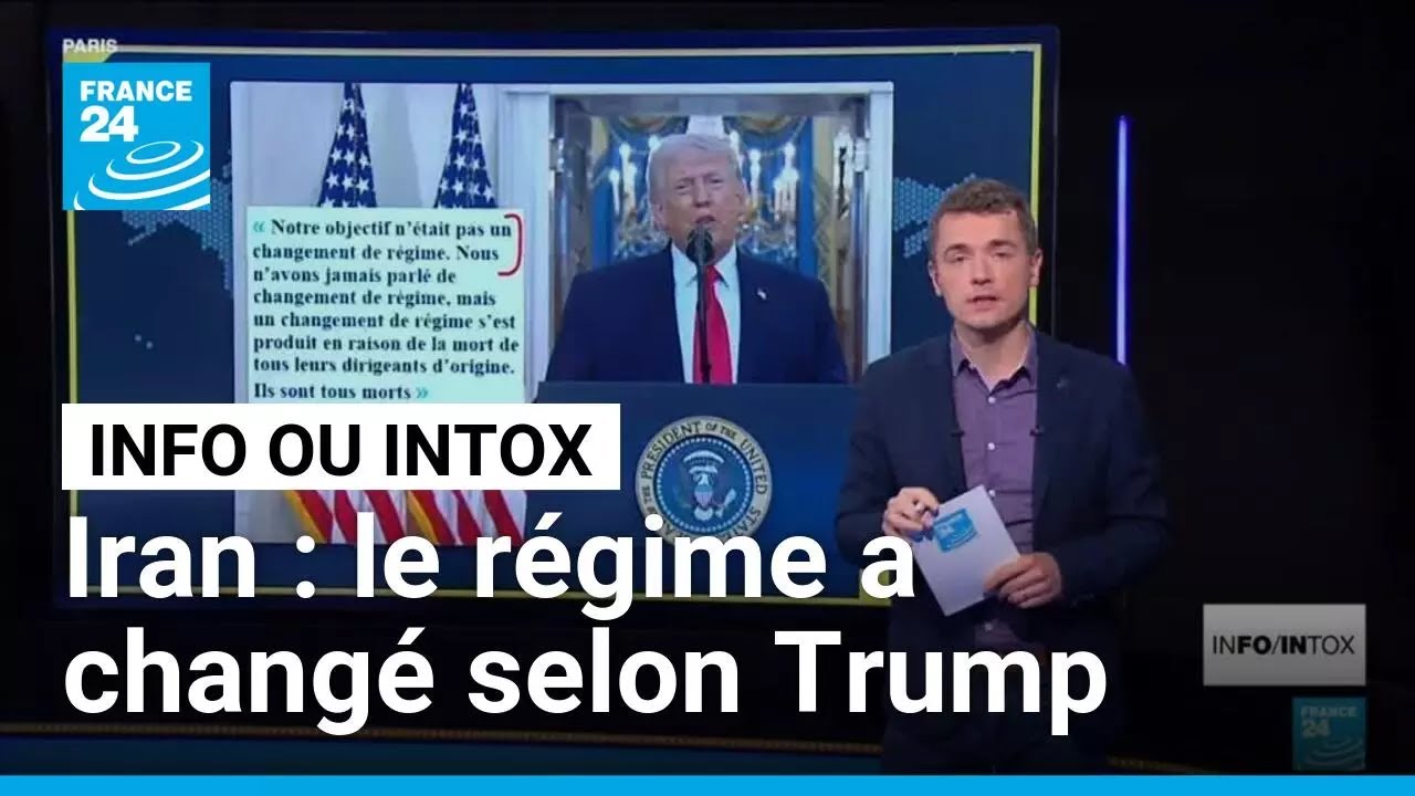 Guerre en Iran : le discours de Donald Trump à la loupe • FRANCE 24