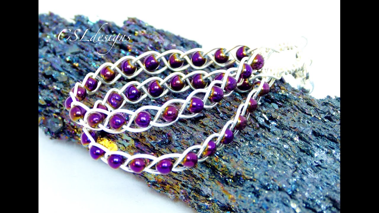 Braided wirework earrings