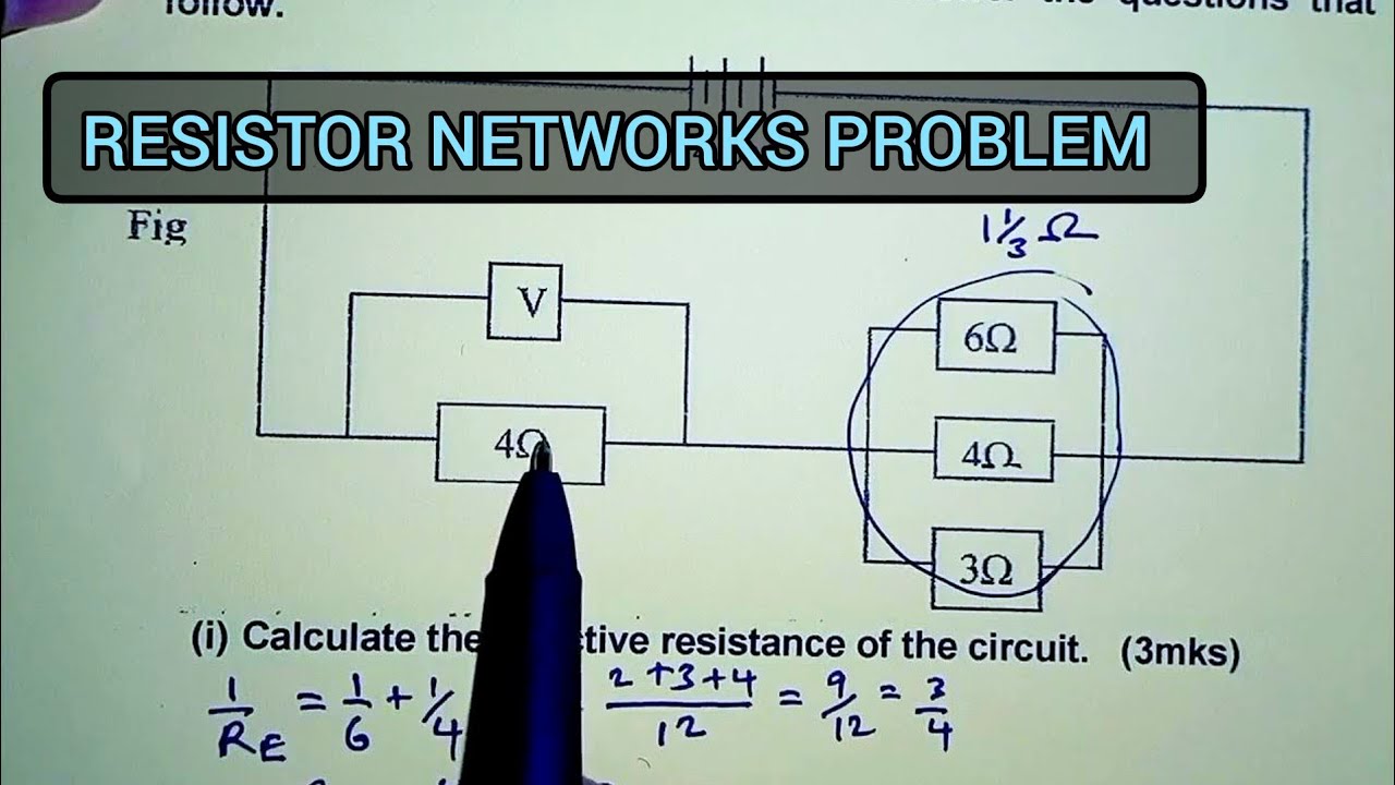 resistor network problems
