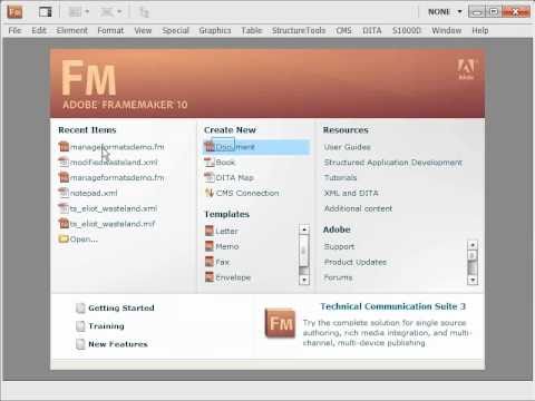 How to easily manage formats in FrameMaker – Technical writers' tool kit