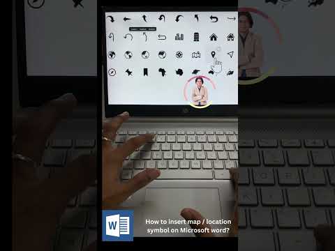 How to insert map location symbol on Microsoft word? #mswordapp #shortsvideo