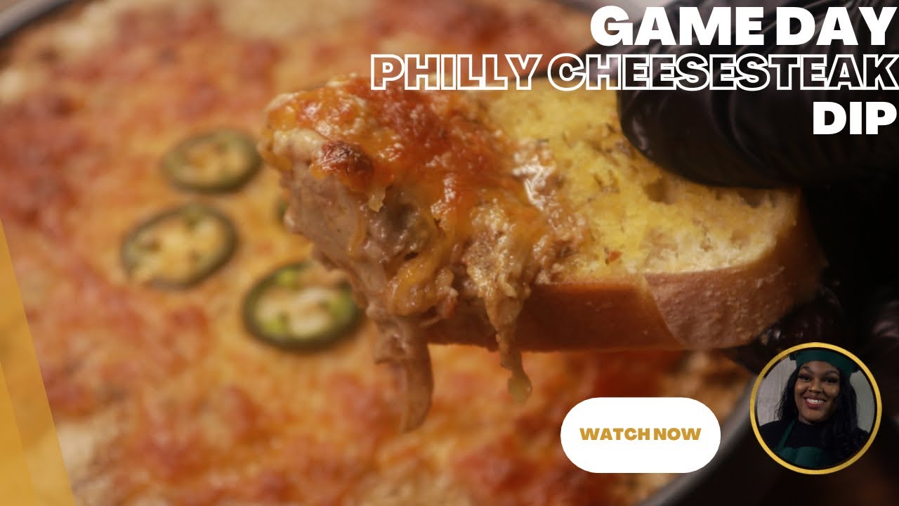 GAME DAY Appetizer’s | Philly Cheesesteak Dip | @MarciaWhipsTV