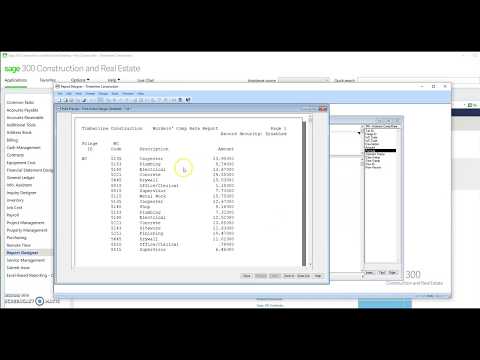How to Create a Sage 300 CRE Workers Comp Rate Report – Hawaii's ...