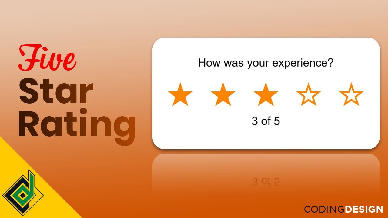 Star Rating With HTML CSS & JS