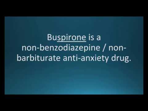 How to pronounce buspirone (Buspar) (Memorizing Pharmacology Flashcard)