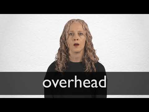 Traducción en español de “OVERHEAD” | Collins Diccionario inglés-español