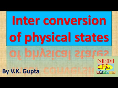 Inter conversion of physical states #vkgfusion
