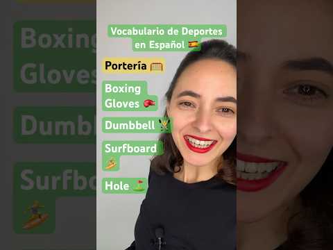 Can You Name These Sport Items in Spanish? Vocabulary in Spanish #learnspanish