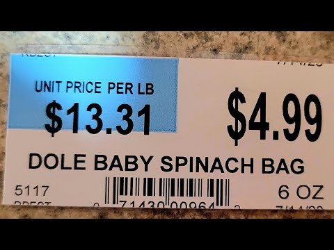 Learn English with Teacher Dara: What does UNIT PRICE mean on a food item?