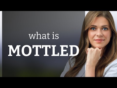 Mottled — MOTTLED meaning