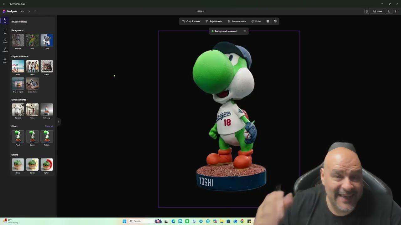3D Print Yoshi Baseball Bobblehead