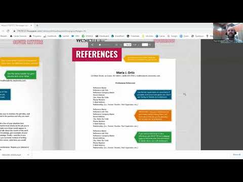 Creating a List of References :: Career Services at Western Technical College