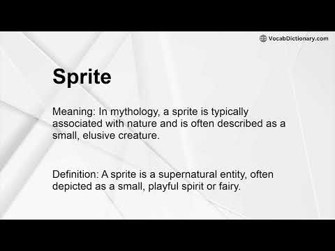 Sprite Meaning
