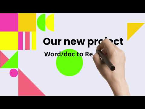 Convert Pdf or word book to Reflowable Epub