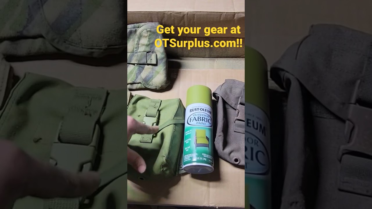 The BEST way to treat UCP gear!! #paint #rustoleum #camo #camping #hiking #getoutside