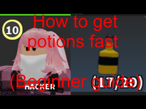 How to get potions fast! (Beginner guide) // roblox: the red lake