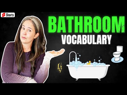 BATHROOM VOCABULARY | Learn English Vocabulary