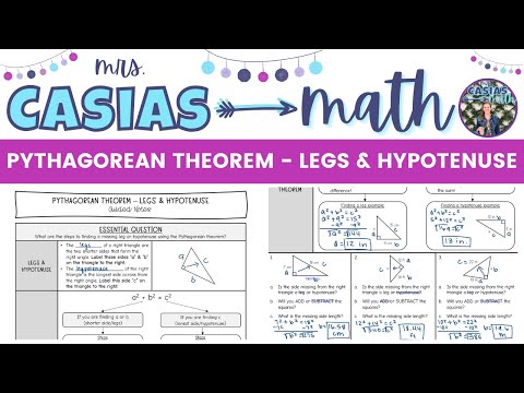 How to Find Missing Sides in a Right Triangle with Pythagorean Theorem | 8th Grade Math Pre-Algebra