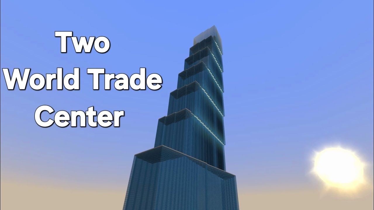 How to build Two World Trade Center Minecraft tutorial